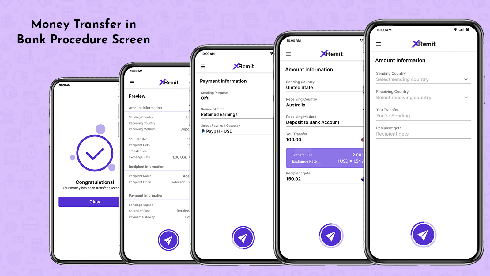 XRemit - Remittance Solutions Money Transfer Flutter App by AppDevsX