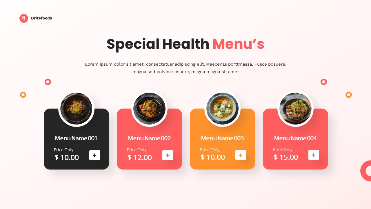 Britefoods - Food And Restaurant Powerpoint Template, Presentation ...