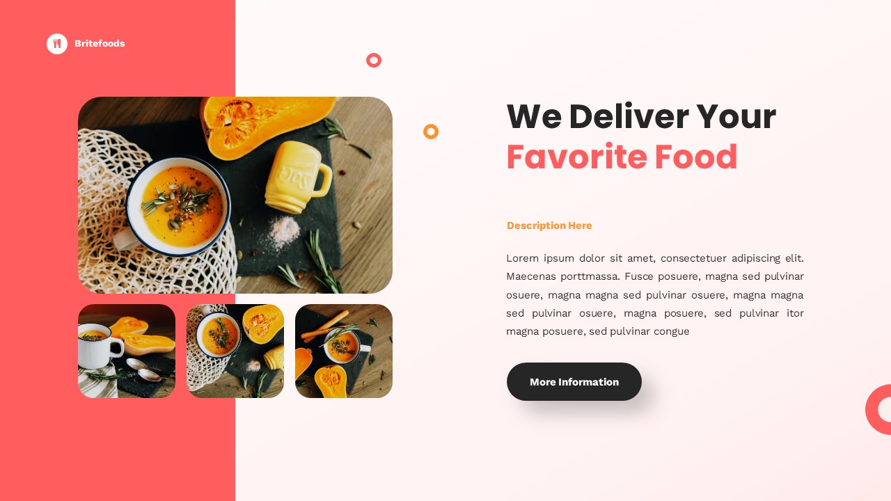 Britefoods - Food And Restaurant Powerpoint Template, Presentation ...