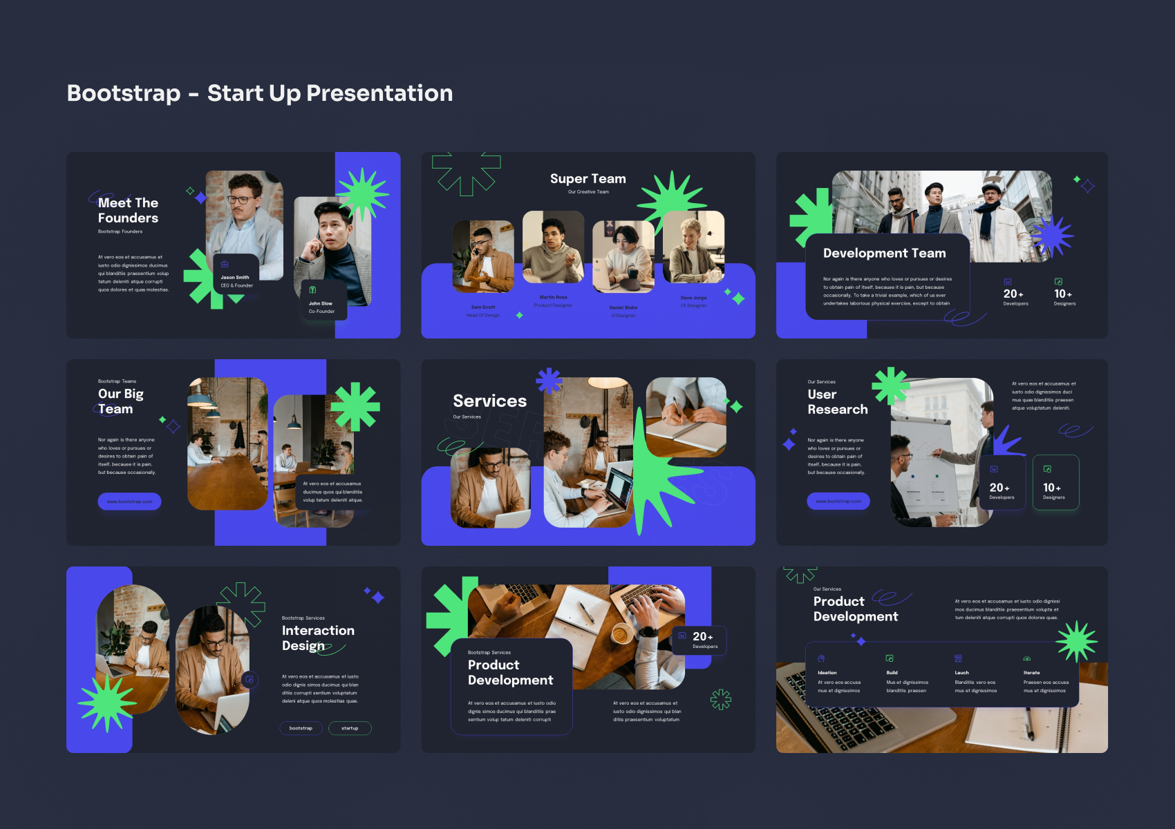 Bootstrap - Startup PowerPoint Presentation, Presentation Templates