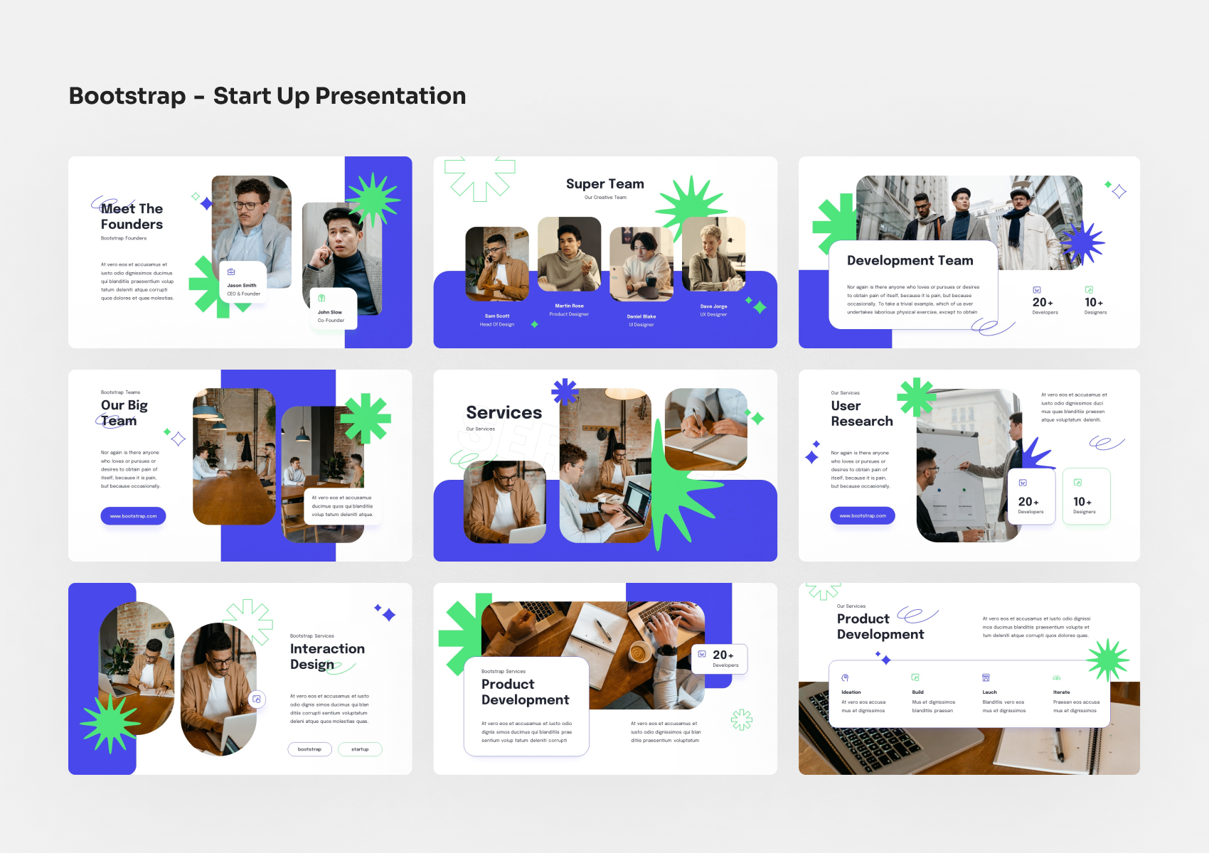 Bootstrap - Startup PowerPoint Presentation, Presentation Templates
