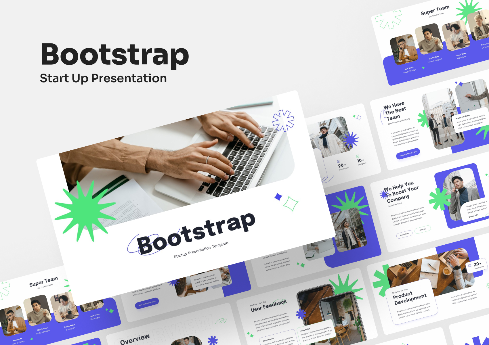 Bootstrap - Startup Keynote Presentation, Presentation Templates ...