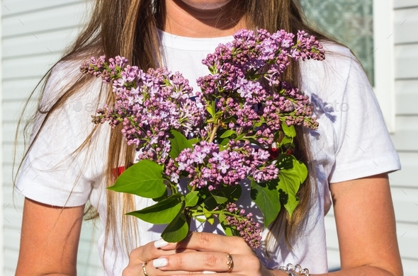 People in spring Stock Photo by novegor | PhotoDune