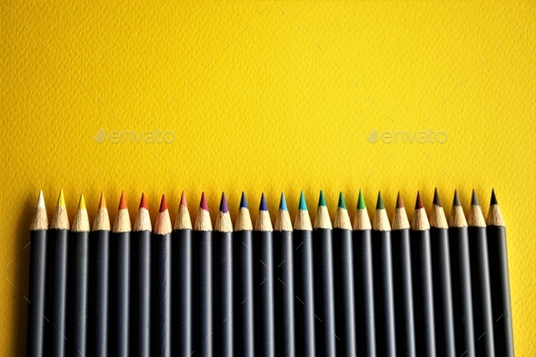 Colors, Design, Draw, Art, Colorful, Pencils, Backgrounds Stock Photo ...
