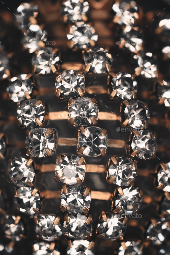 Macro Diamonds Sparkling In Light Stock Photo by mtyoung | PhotoDune