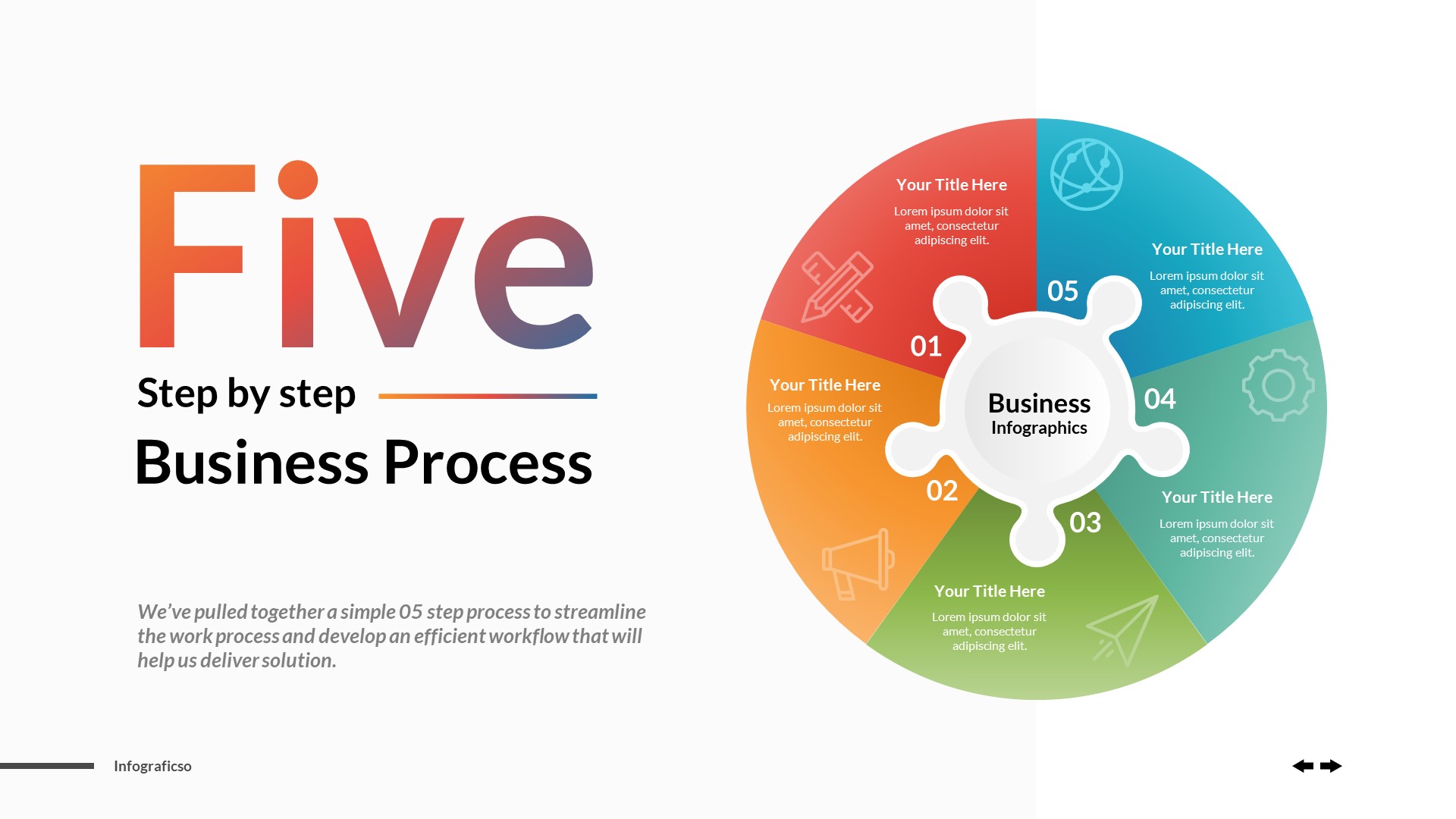 Business Puzzles Infographics PowerPoint Template, Presentation Templates