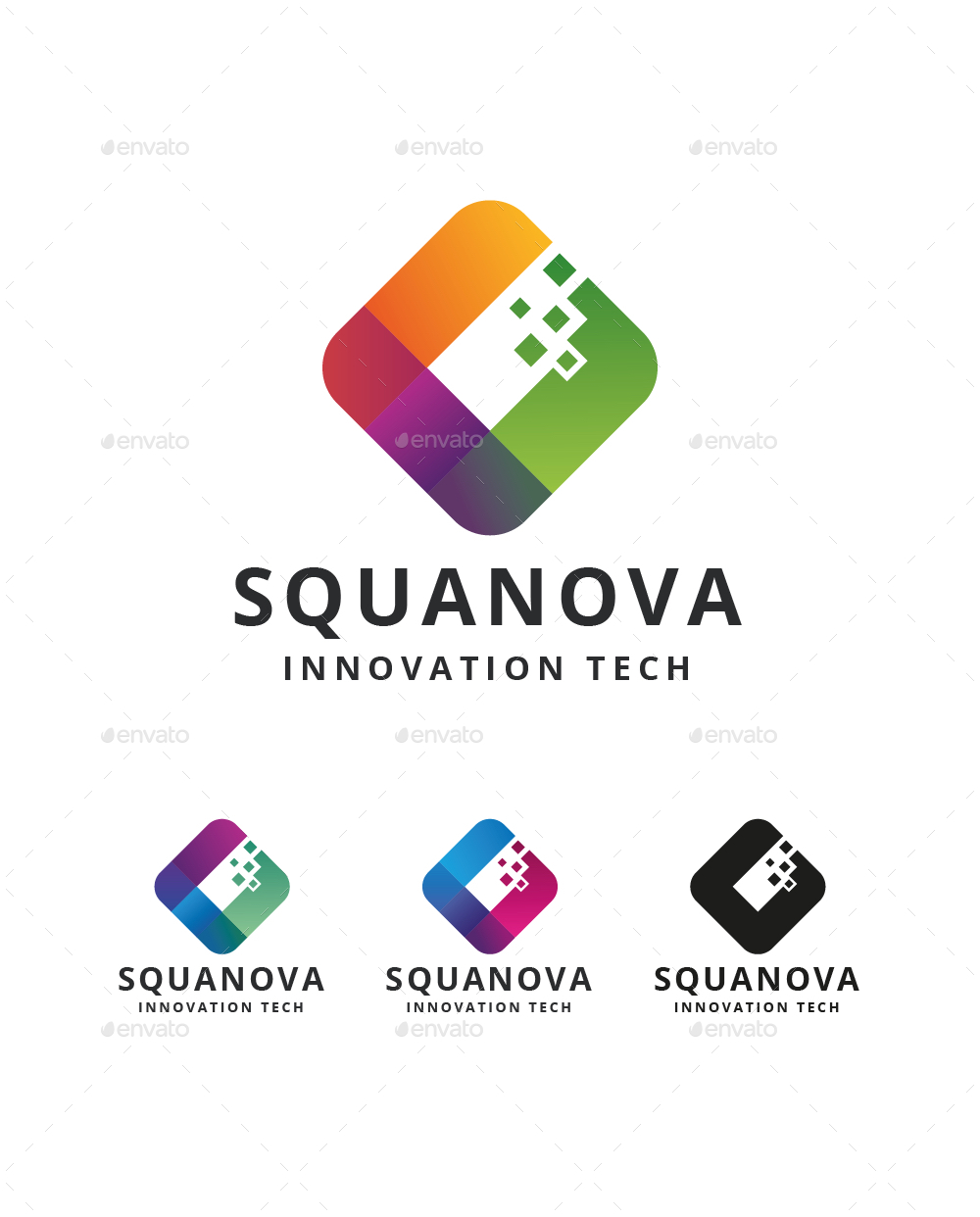 Squanova - Square Innovation Pro Logo by _kent | GraphicRiver