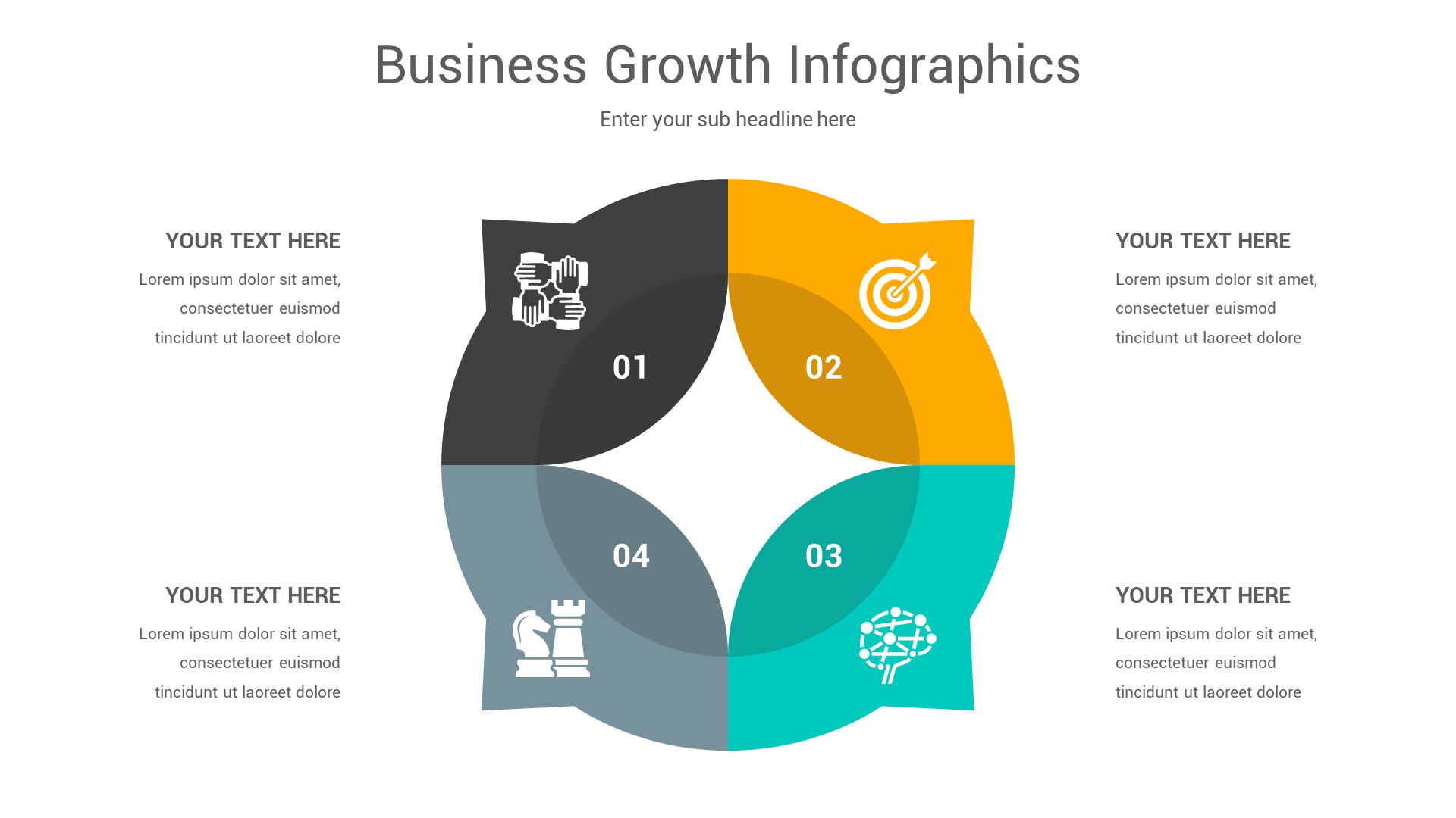 Business Growth Infographics Powerpoint Template, Presentation Templates