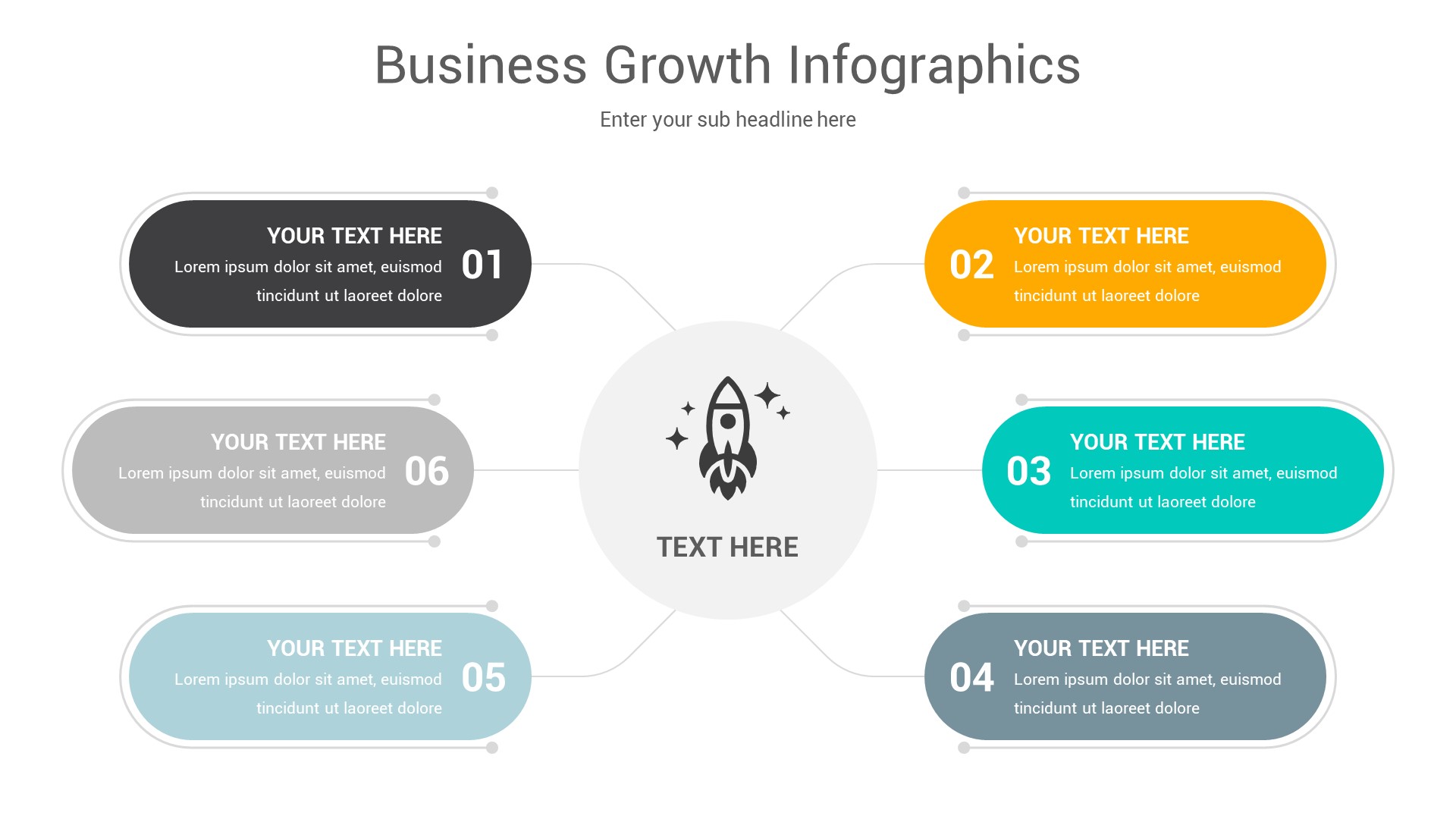 Business Growth Infographics Powerpoint Template, Presentation Templates