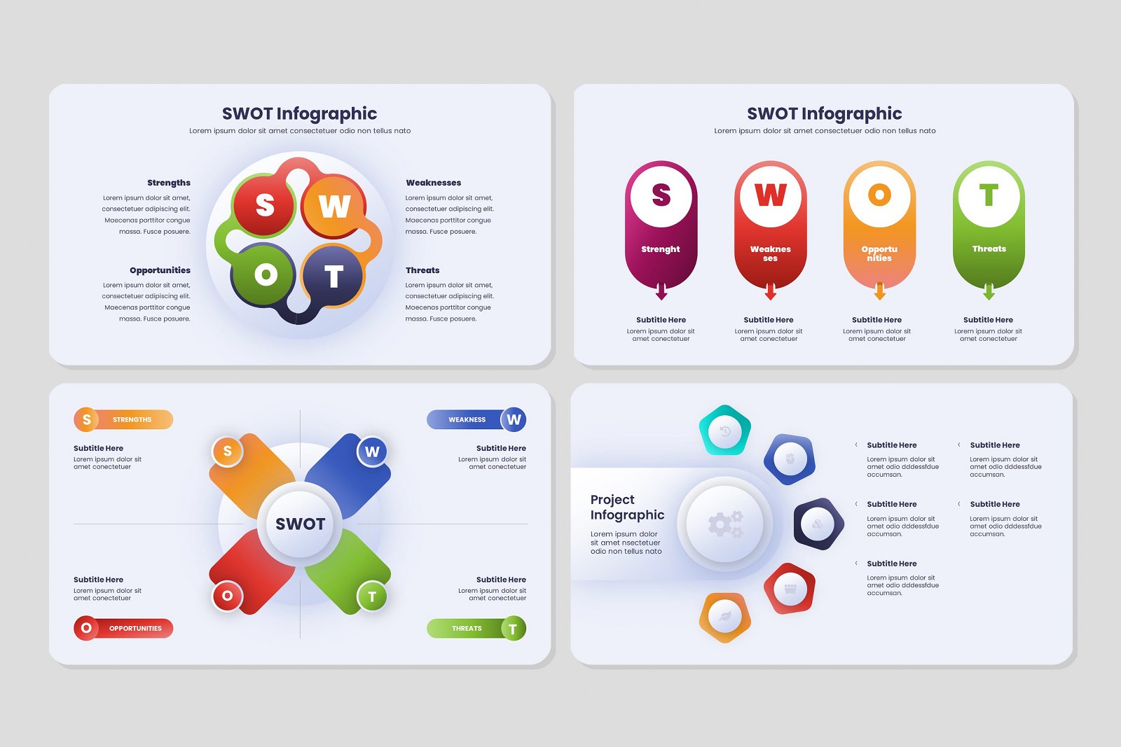 Infographic Vol.01 Google Slide Template by AnnoraStudio | GraphicRiver