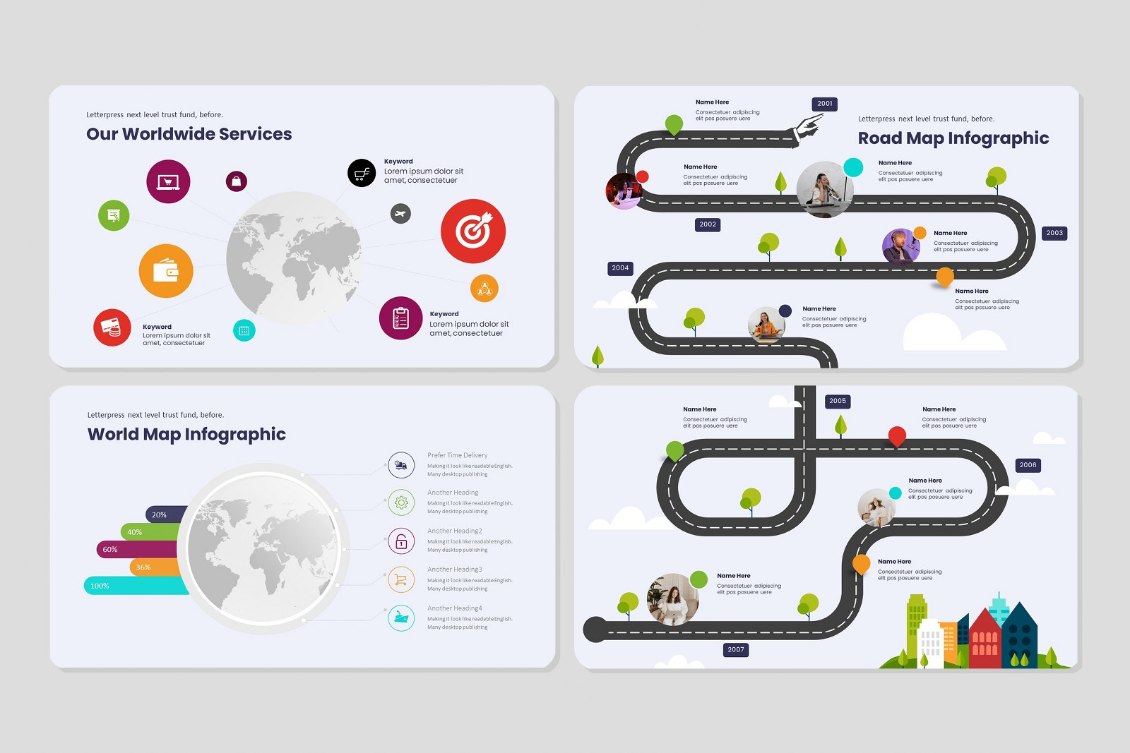 Infographic Vol.01 Google Slide Template, Presentation Templates ...