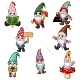 Set of Eight Gnomes Cartoon, Vectors | GraphicRiver