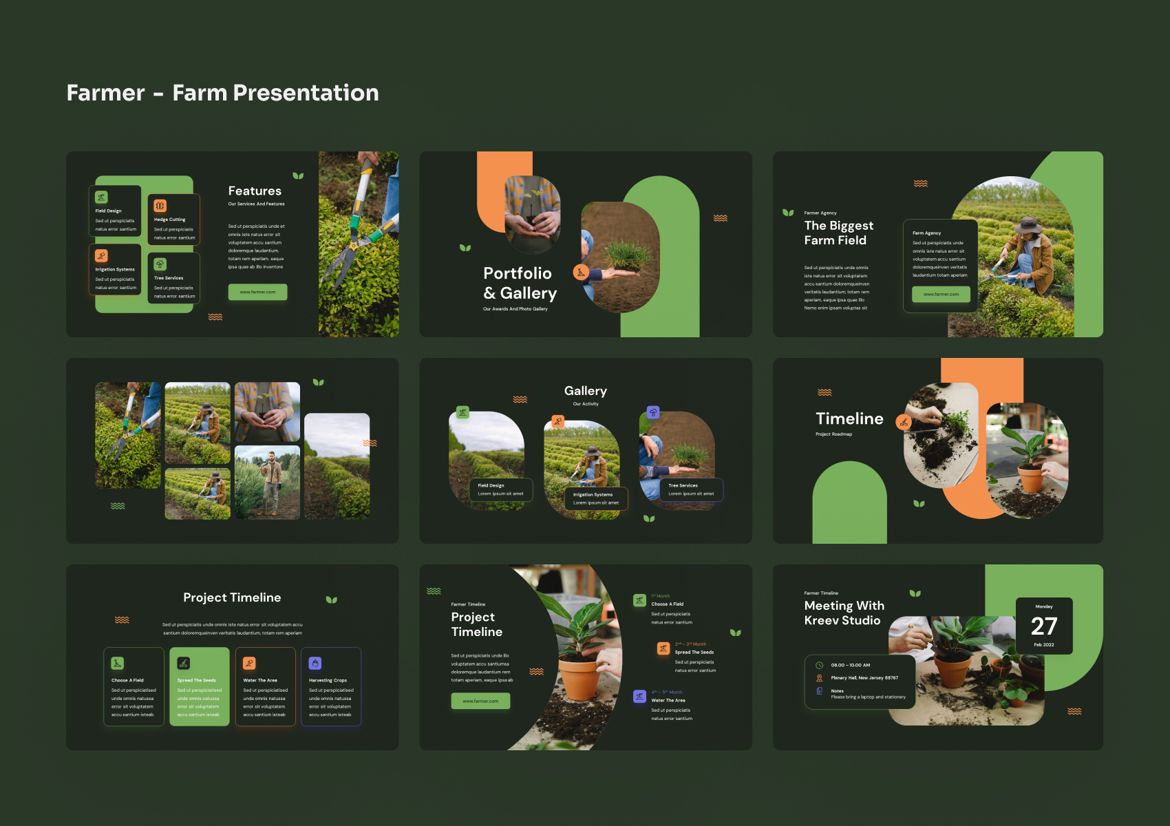 Farmer - Farm PowerPoint Presentation, Presentation Templates ...