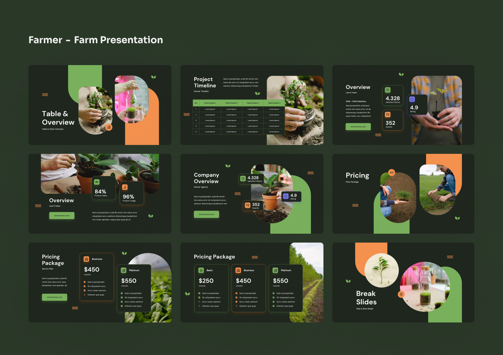 Farmer - Farm PowerPoint Presentation, Presentation Templates ...