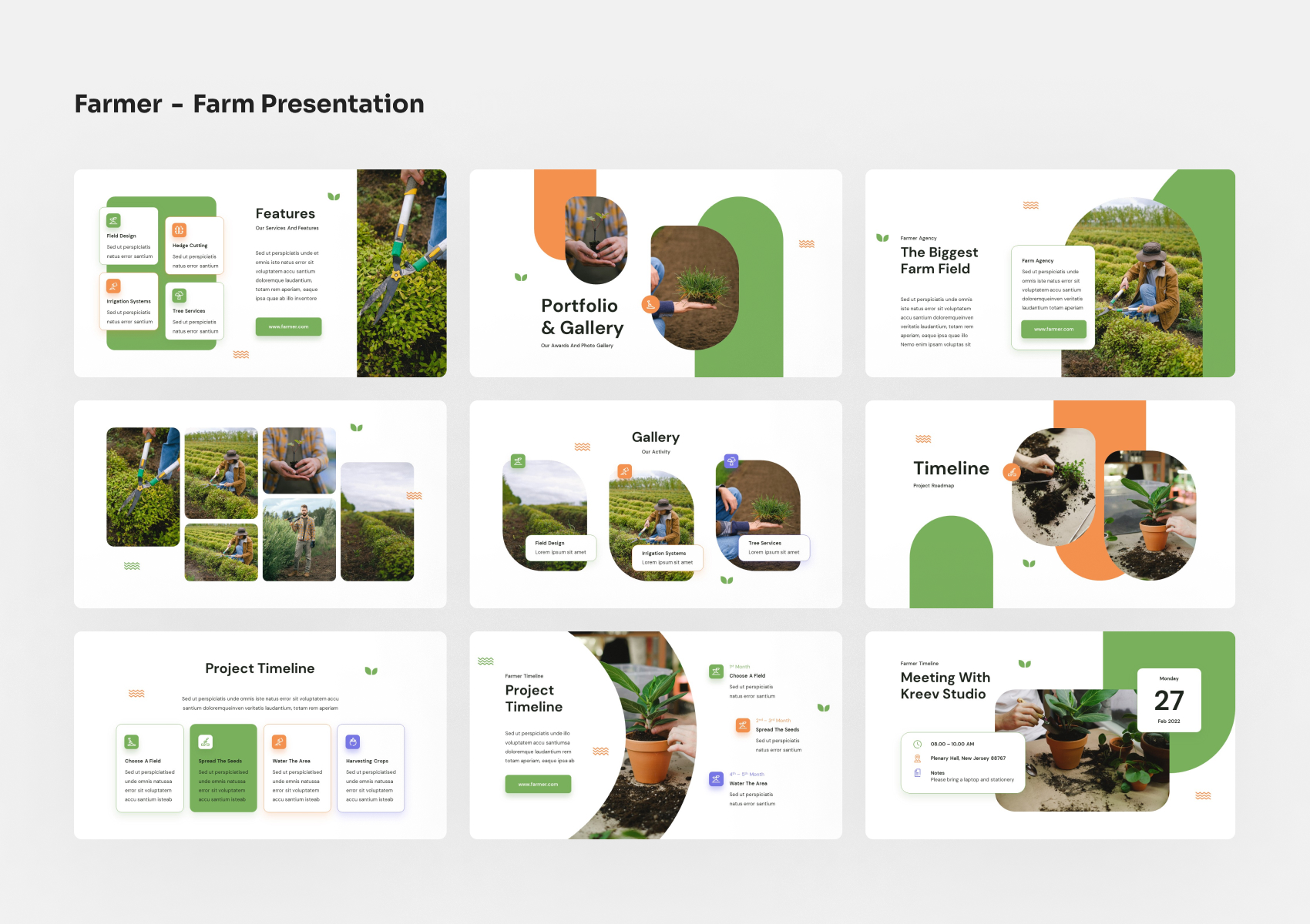 Farmer - Farm PowerPoint Presentation, Presentation Templates ...