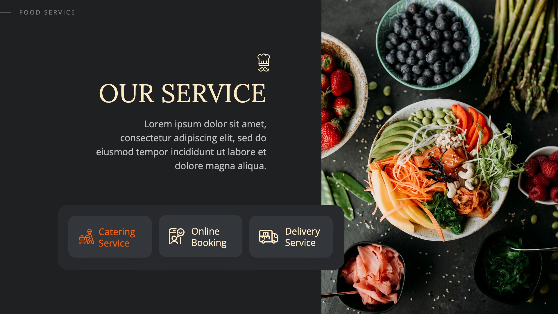 Foodiez - Luxury Food & Restaurant Powerpoint Template, Presentation ...