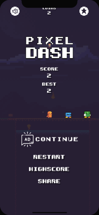 Pixel Dash by StudioPaul- | CodeCanyon