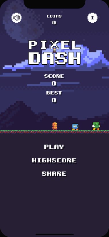 Pixel Dash by StudioPaul- | CodeCanyon