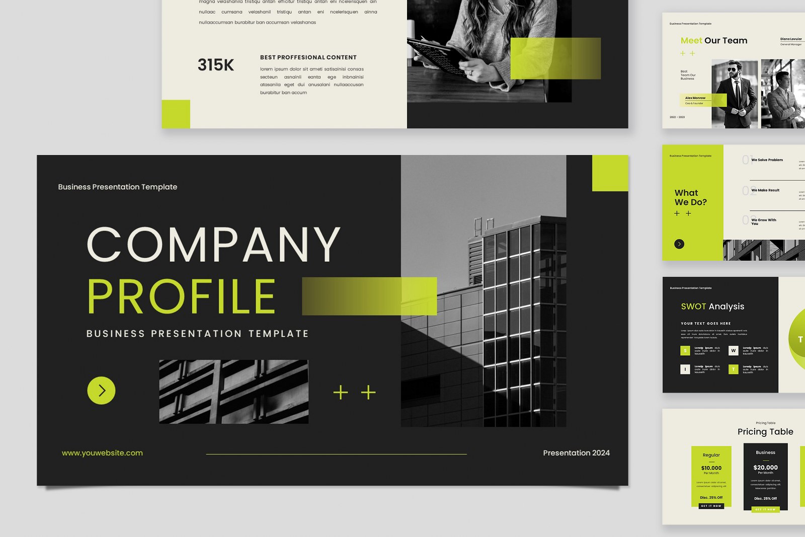 Company Profile Powerpoint Template, Presentation Templates | GraphicRiver