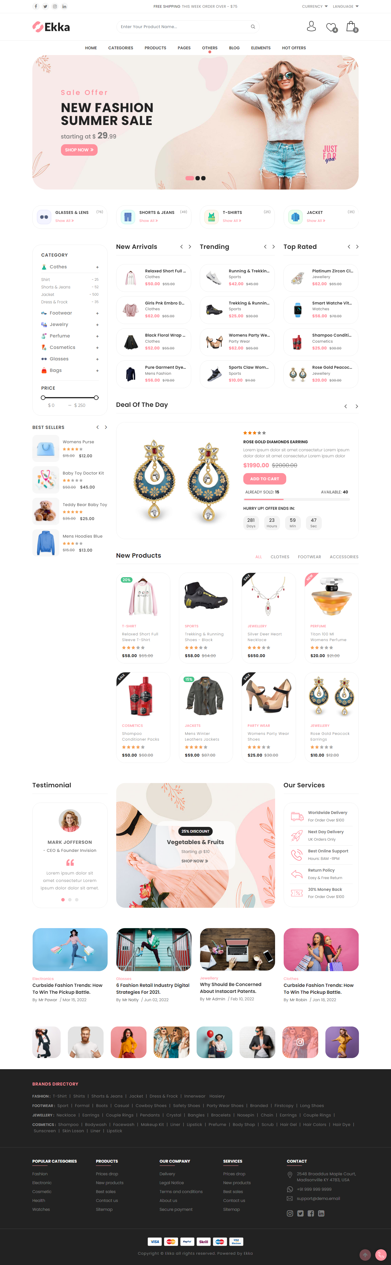 Ekka - Ecommerce HTML Template + Admin Dashboard by ashishmaraviya