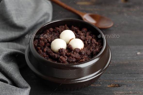 Patjuk, Korean Red Bean Porridge Stock Photo by ikadapurhangus | PhotoDune