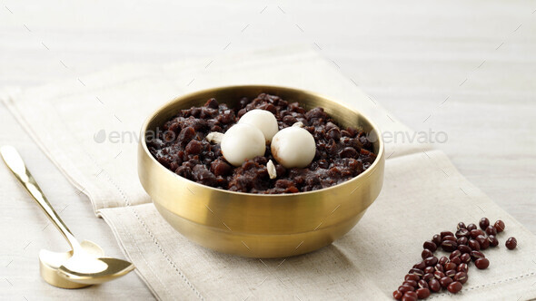 Patjuk, Korean Red Bean Porridge Stock Photo by ikadapurhangus | PhotoDune