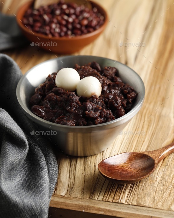 Patjuk, Korean Red Bean Porridge Stock Photo by ikadapurhangus | PhotoDune