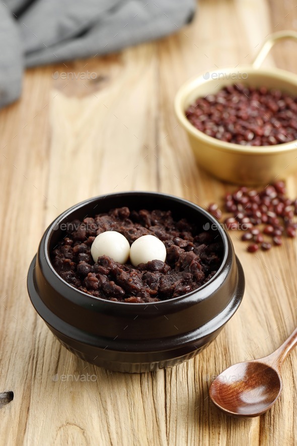 Patjuk, Korean Red Bean Porridge Stock Photo by ikadapurhangus | PhotoDune
