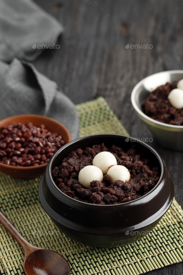 Patjuk, Korean Red Bean Porridge Stock Photo by ikadapurhangus | PhotoDune