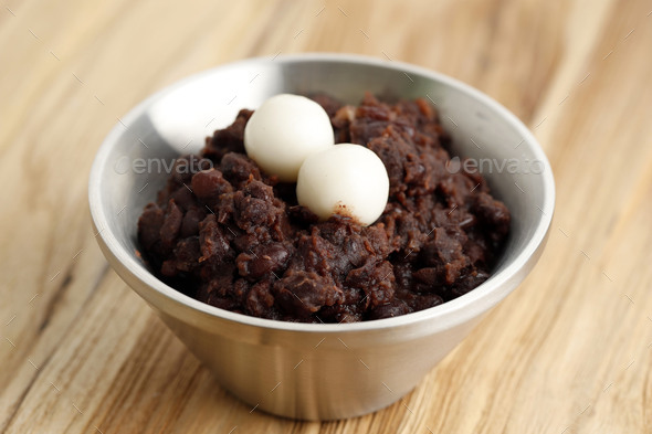 Patjuk, Korean Red Bean Porridge Stock Photo by ikadapurhangus | PhotoDune