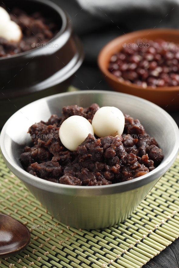 Patjuk, Korean Red Bean Porridge Stock Photo by ikadapurhangus | PhotoDune