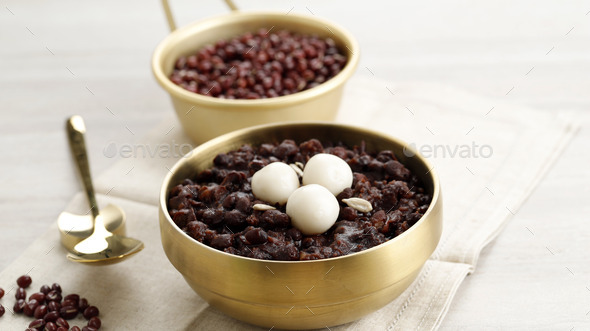 Patjuk, Korean Red Bean Porridge Stock Photo by ikadapurhangus | PhotoDune