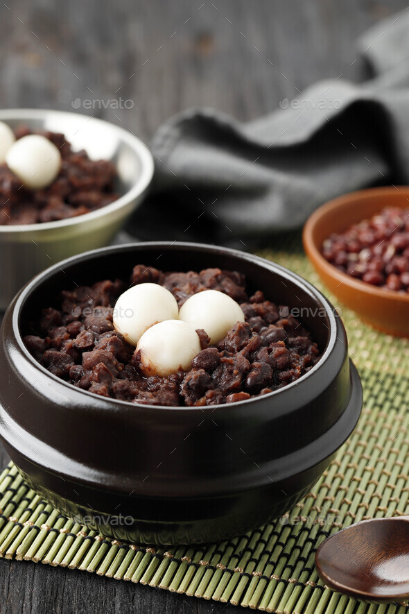 Patjuk, Korean Red Bean Porridge Stock Photo by ikadapurhangus | PhotoDune