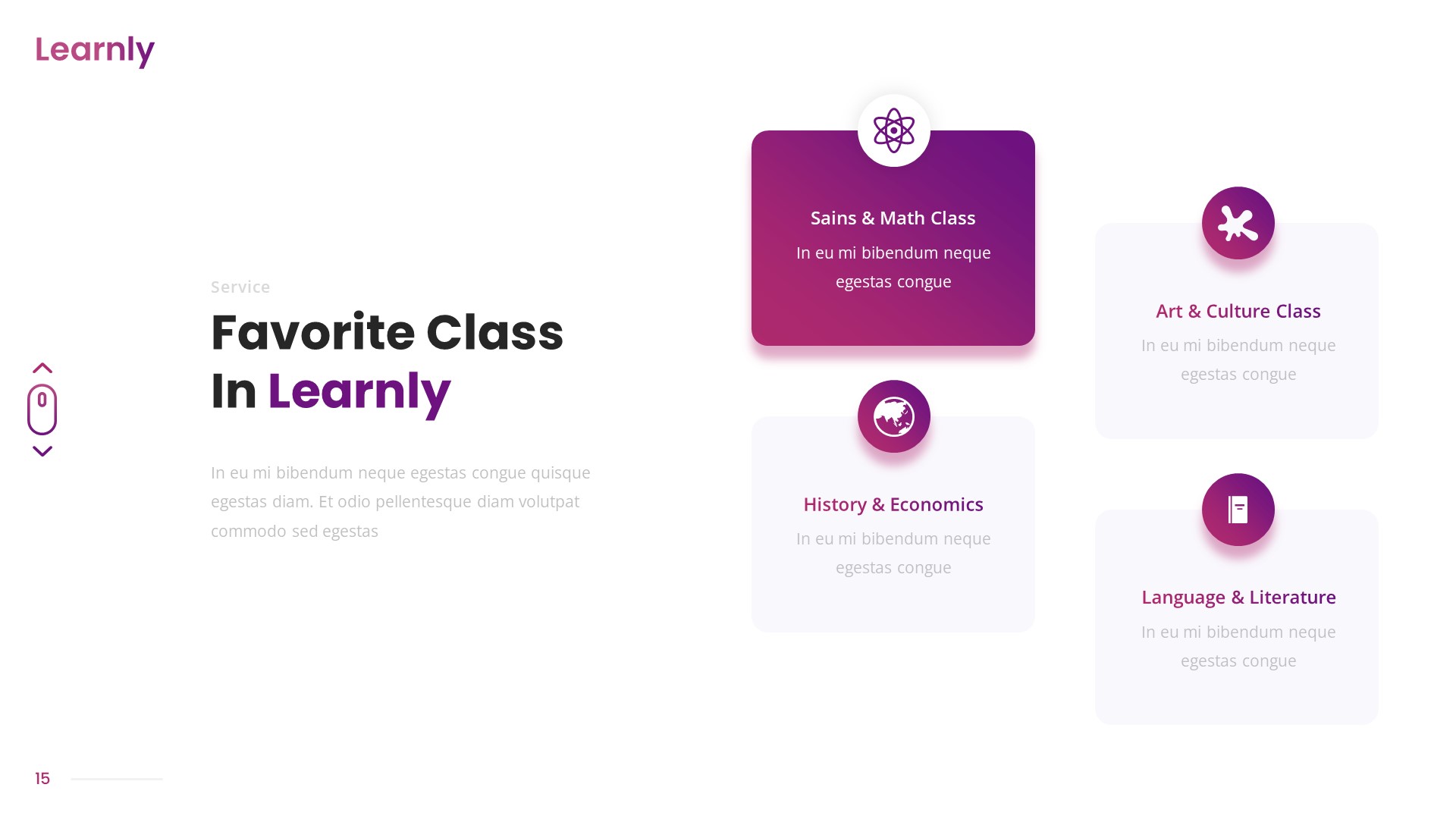 Learnly - Education Presentation Keynote Template, Presentation Templates