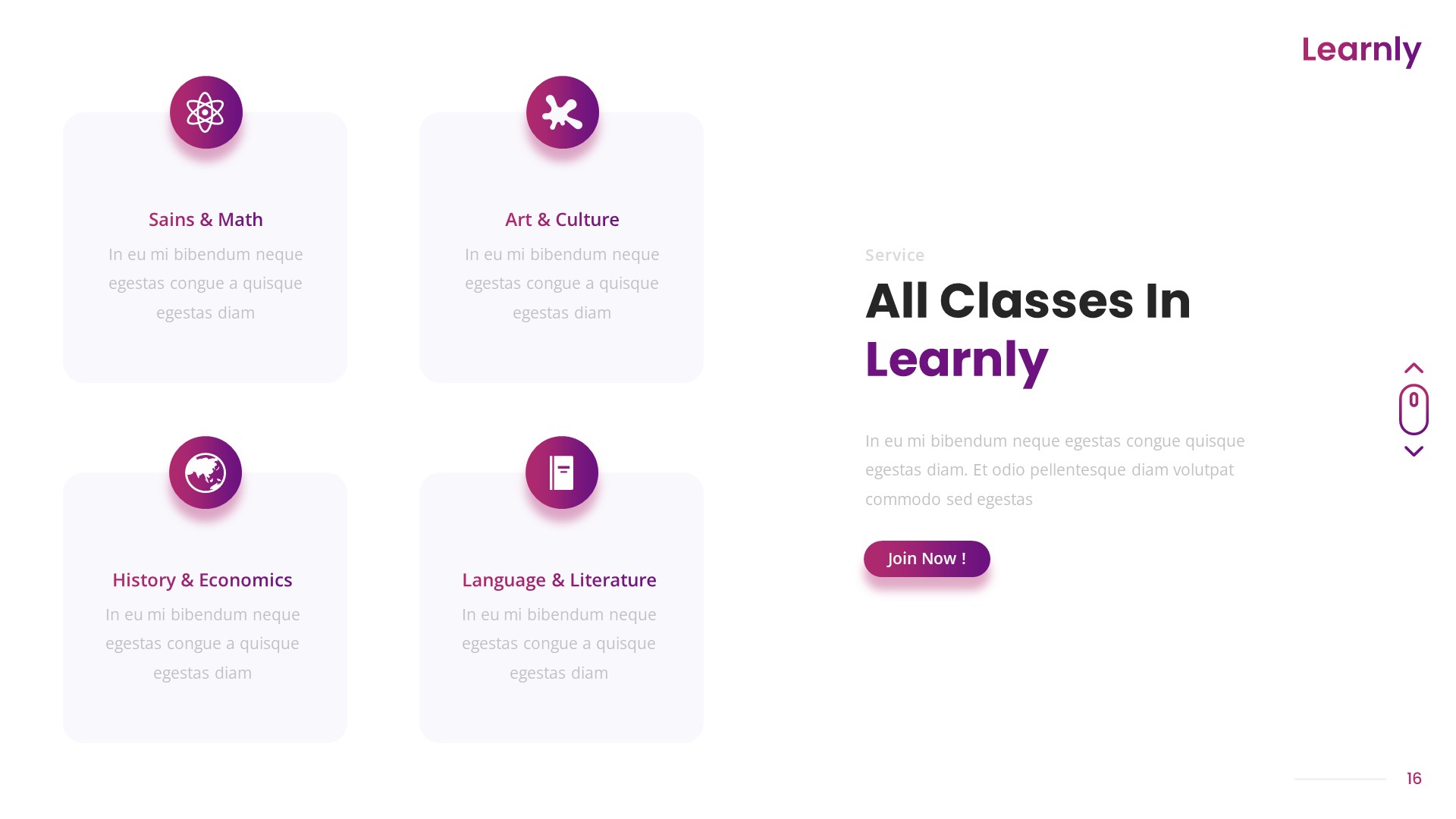 Learnly - Education Presentation Keynote Template, Presentation Templates
