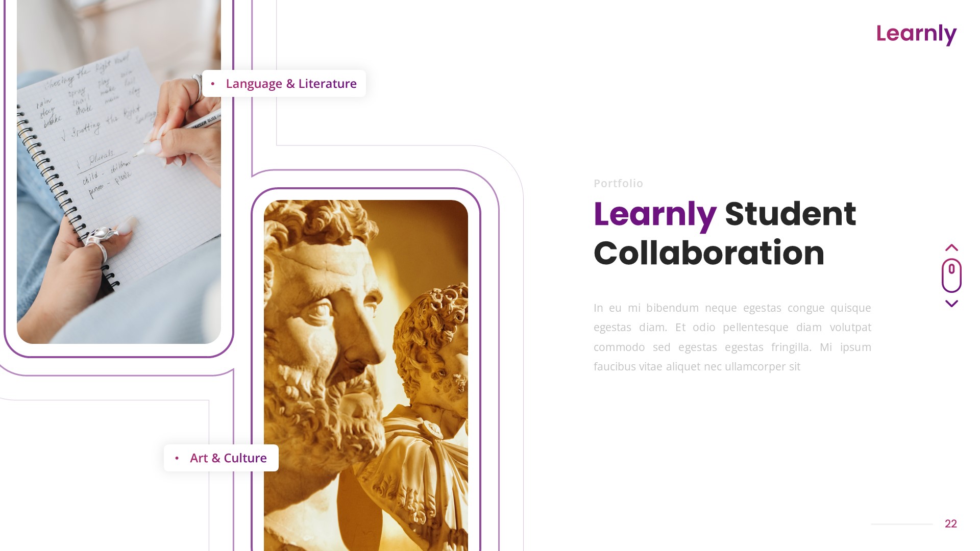 Learnly - Education Presentation Keynote Template, Presentation Templates