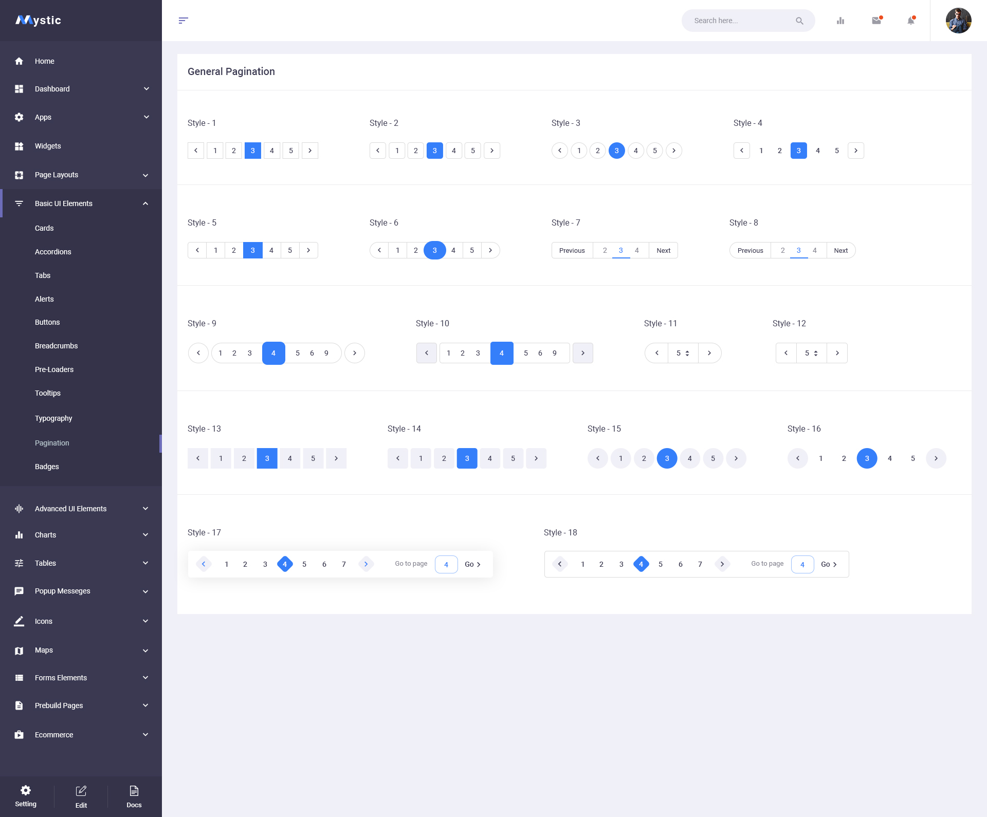 Mystic | Admin Dashboard XD Template by metropolitantheme | ThemeForest