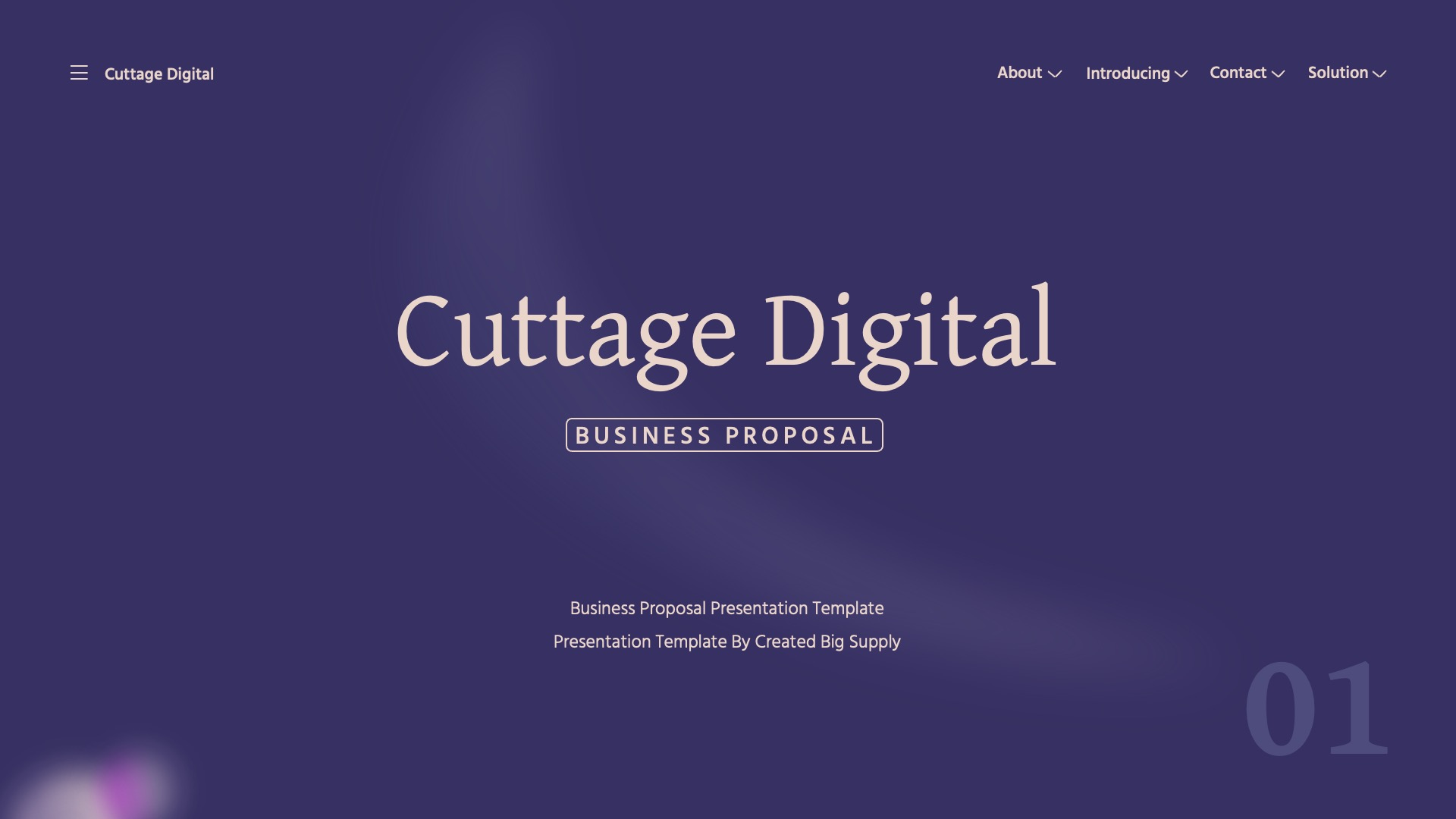 Cuttage Keynote Business Proposal Presentation, Presentation Templates