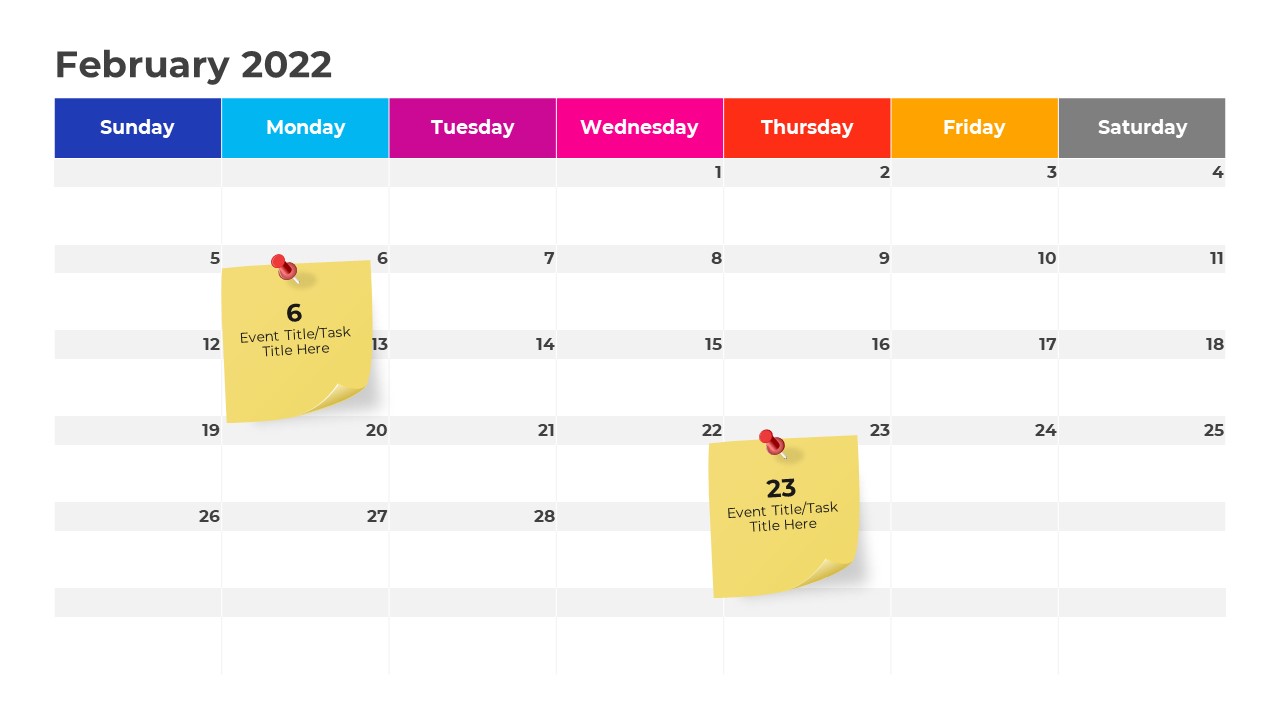 Calendar 2023 PowerPoint Template Design, Presentation Templates ...