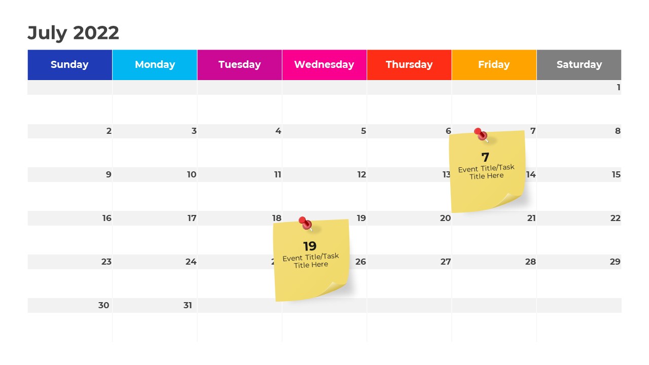 Calendar 2023 PowerPoint Template Design, Presentation Templates ...