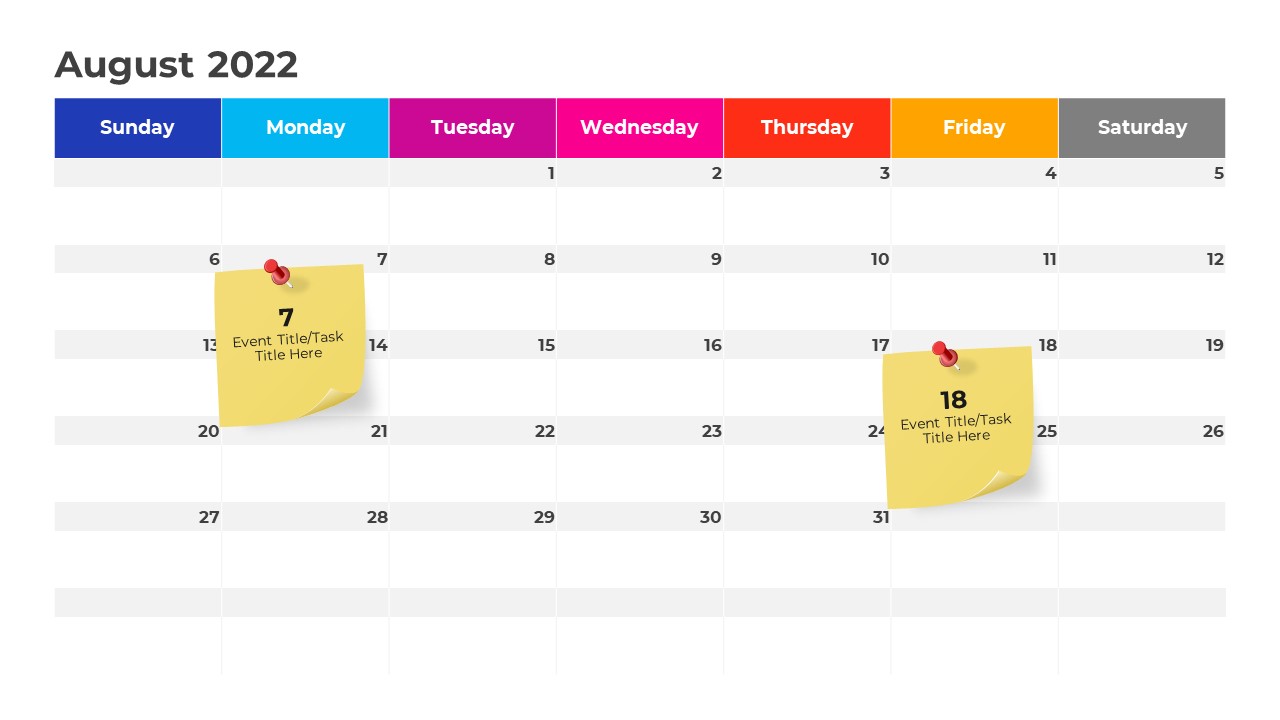 Calendar 2023 PowerPoint Template Design, Presentation Templates ...