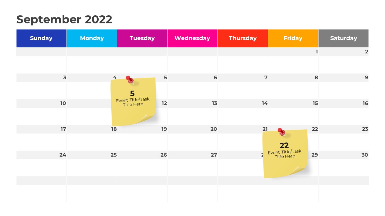 Calendar 2023 PowerPoint Template Design, Presentation Templates ...