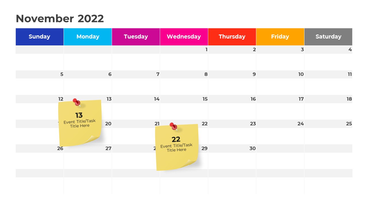 Calendar 2023 PowerPoint Template Design, Presentation Templates ...