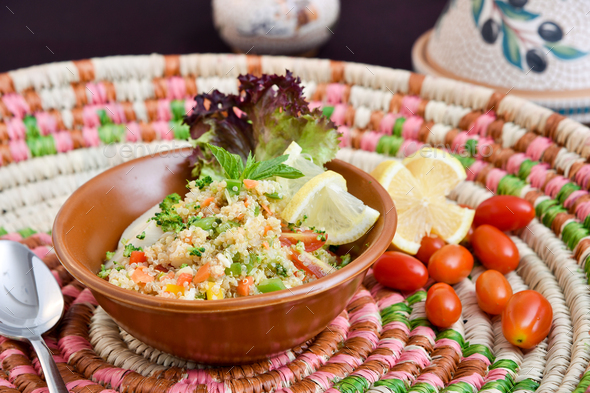 Arabic Food - Quinoa Salad Stock Photo by ActiorJordan | PhotoDune