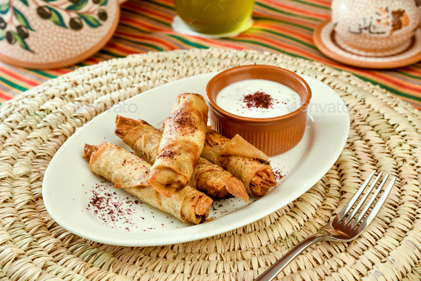 Arabic Food - Musakhan Rolls Stock Photo by ActiorJordan | PhotoDune