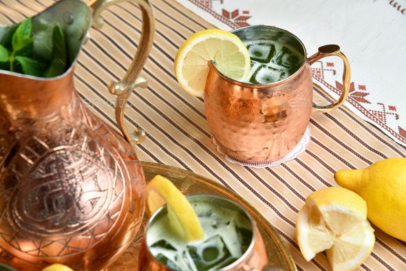 Arabic Themed Lemon Mint Juice Stock Photo by ActiorJordan | PhotoDune