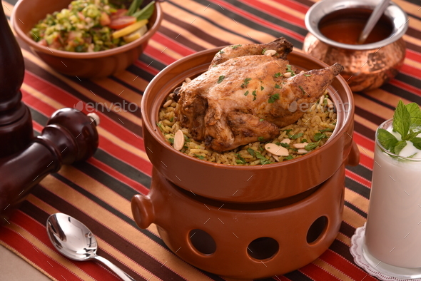 Arabic Food - Royal Chicken Ouzi Stock Photo by ActiorJordan | PhotoDune