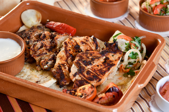 Arabic Food - Grilled Chicken Stock Photo by ActiorJordan | PhotoDune