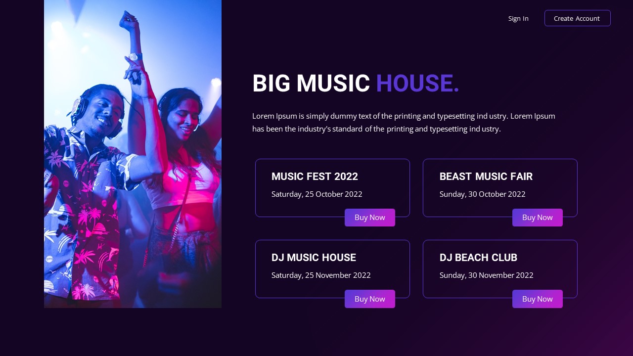 Beat Music Presentation Template, Presentation Templates | GraphicRiver