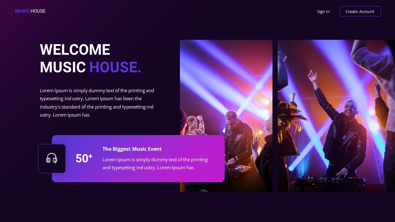 Beat Music Presentation Template, Presentation Templates | GraphicRiver